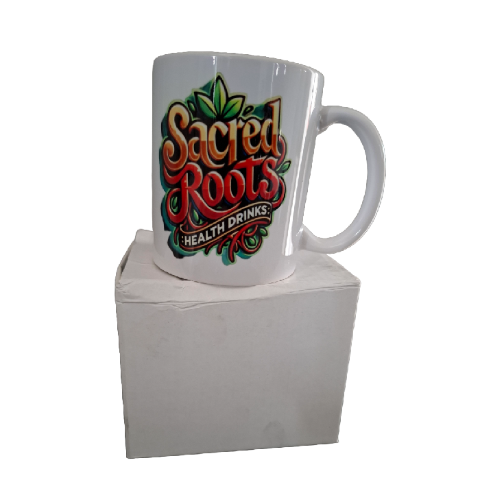 Limited edition cups :: Sacred roots Health drinks